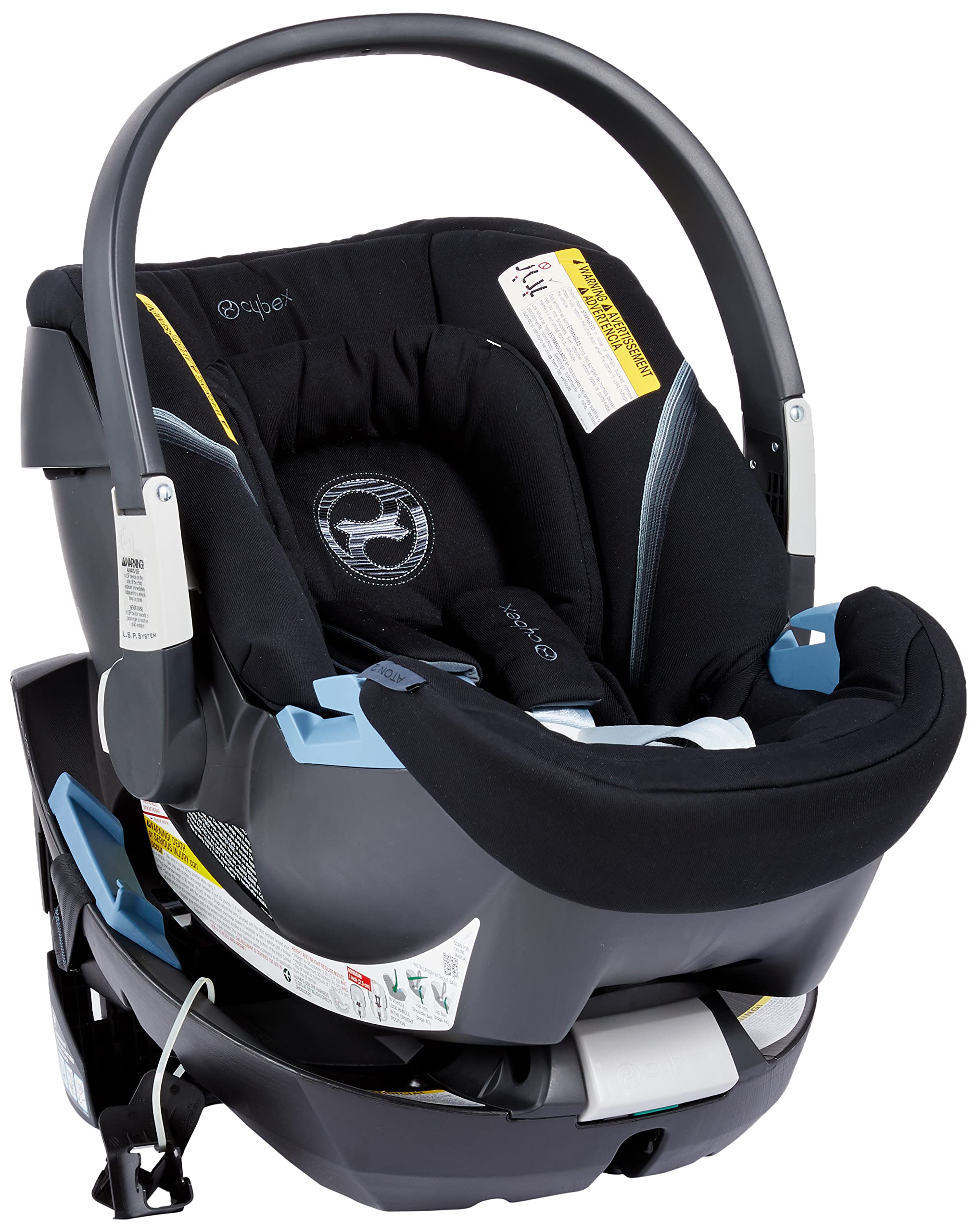 Cybex Aton 2 Infant Car Seat in Deep Black