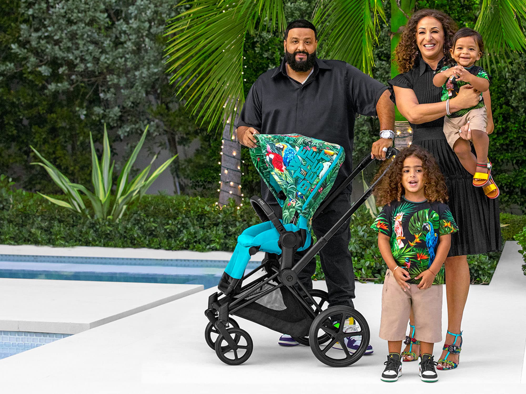 CYBEX We The Best by DJ Khaled PRIAM Lux Carry Cot, Portable Travel Bassinet with XXL Sun Canopy