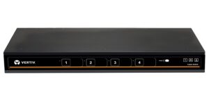 avocent vertiv cybex sc800 secure desktop kvm switch, single head monitor, 4 port, dual-link, secure desktop kvm switch, common access card (cac), (dpp), taa compliant (sc845-001)