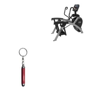 boxwave cybex r series total body arc trainer stylus pen, [bullet capacitive stylus] mini stylus pen with keyring loop for cybex r series total body arc trainer - ruby