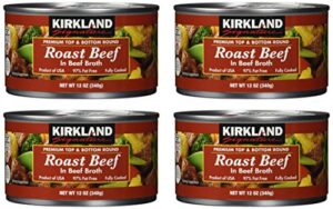 kirkland signature roast beef net wt 12 oz (pack of 4).