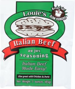 louie's italian beef seasoning, 3 oz, 3 pk