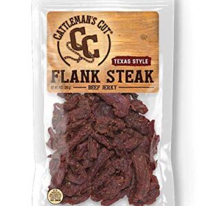 Cattleman's Cut Texas Style Flank Steak Beef Jerky, 9 Ounce