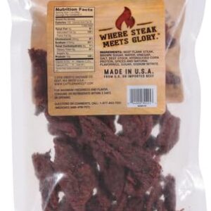 Cattleman's Cut Texas Style Flank Steak Beef Jerky, 9 Ounce