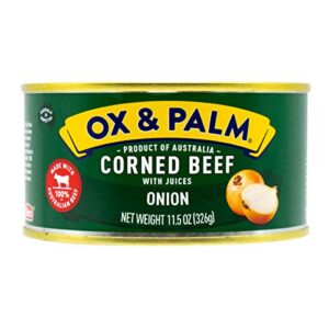 ox & palm corned beef, onion flavored, 11.5 oz (pack of 1)