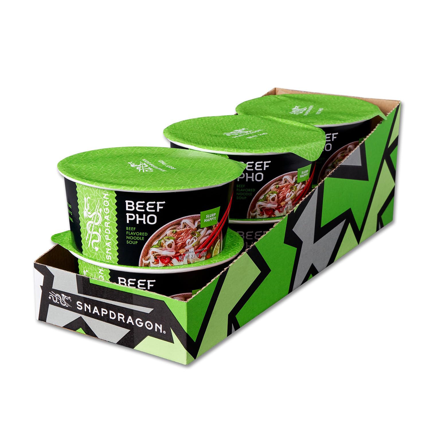 Snapdragon Vietnamese Pho Soup Bowl, Beef Pho, 2.1 oz (Pack of 6)