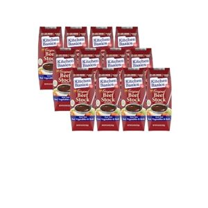 kitchen basics original beef stock, 8.25 oz carton, (pack of 12)