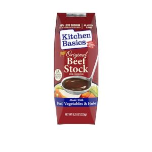 Kitchen Basics Original Beef Stock, 8.25 oz Carton, (Pack of 12)