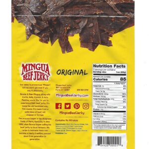 Mingua Mild Beef Jerky - Three 7oz Bags