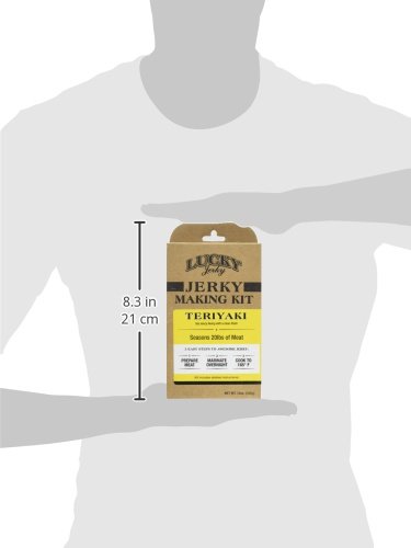 Lucky Jerky Teriyaki DIY Jerky Seasoning Kit - Seasons 20lbs of Meat