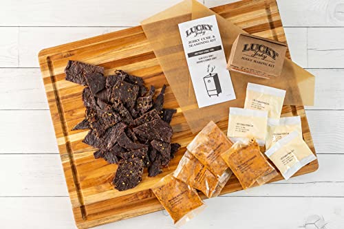 Lucky Jerky Teriyaki DIY Jerky Seasoning Kit - Seasons 20lbs of Meat