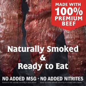 Jack Link's Steak Strips, Beef Jerky, Cracked Pepper & Garlic, Snack Bags, Thick Cut Protein Snacks, Ready To Eat - 11g of Protein, 80 Calories per Serving, Made with Premium Beef, 8 Oz (Pack Of 2)