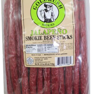 Gold Rush Jalapeno Beef Sticks 2.5 lb. Bag