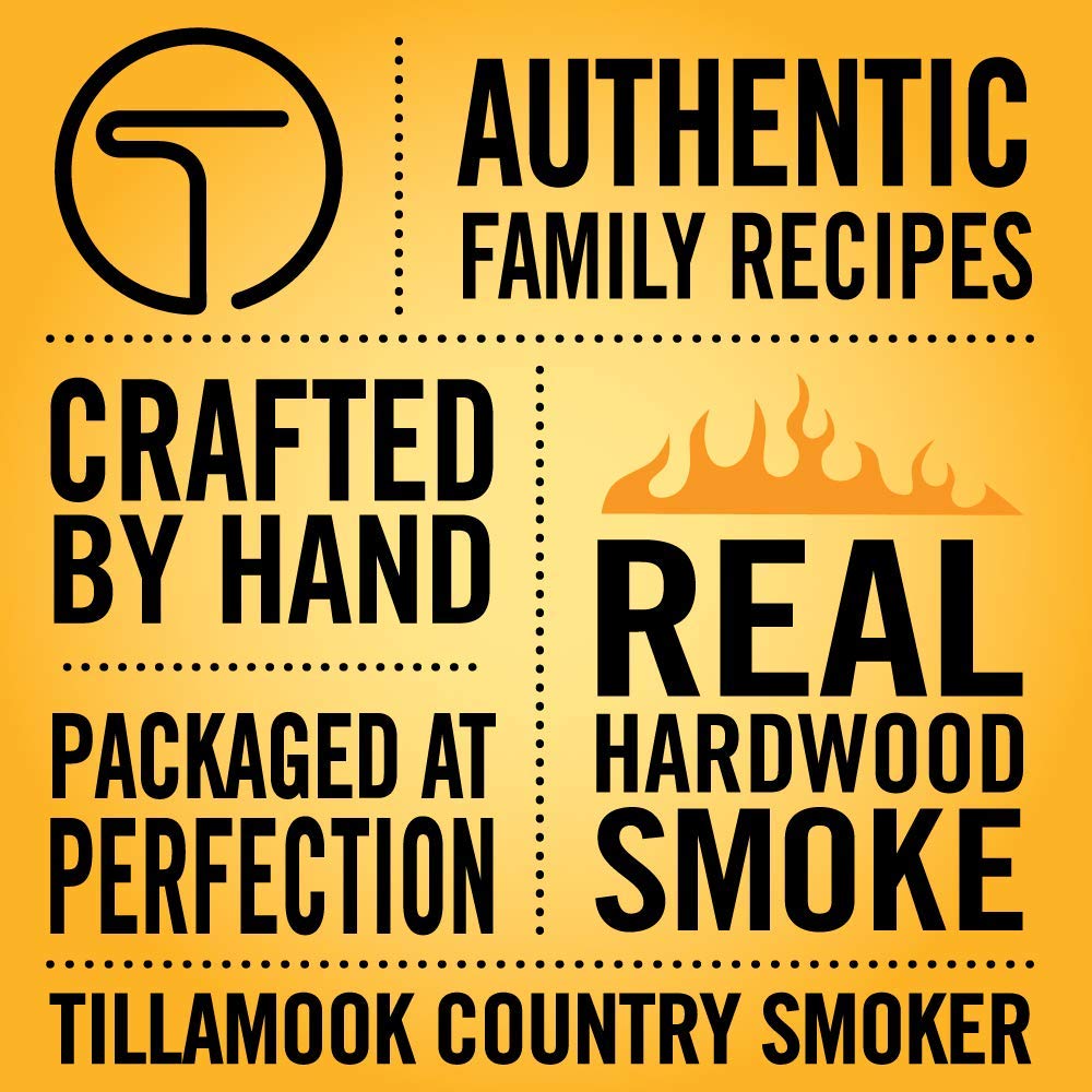 Tillamook Beef Jerky, Country Smoker Peppered Deli Style Thin Sliced Slab, Low Carb, High Protein, Ready to Eat Keto Snacks, Chopped & Formed Slabs,12 Count Tray