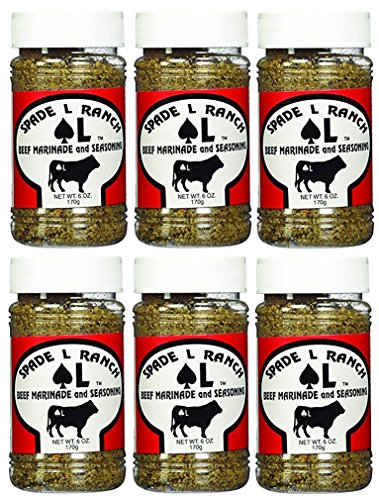 Spade L Ranch Beef Marinade and Seasoning 6 Oz. (Pack of 6)