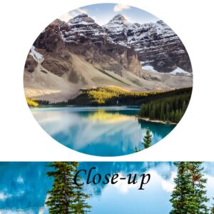 KREATIVE ARTS - 5 Pieces Canvas Prints Wall Art Canada Moraine Lake And Rocky Mountain Landscape Pictures Modern Canvas Painting Giclee Artwork For Home Decoration (Medium Size 40x24inch)