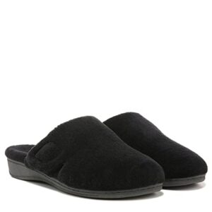 VIONIC Women's Gemma Mule Slipper, Black, 9 M