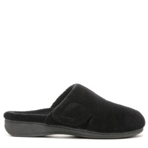 VIONIC Women's Gemma Mule Slipper, Black, 9 M