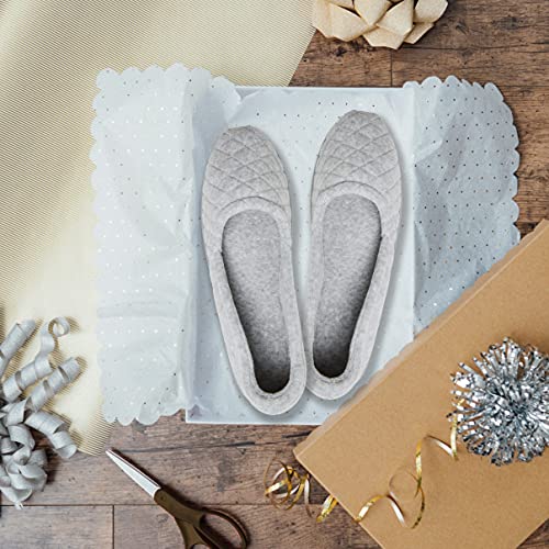 Dearfoams womens Katie Microfiber Velour Espadrille Slipper, Light Heather Grey, Large US