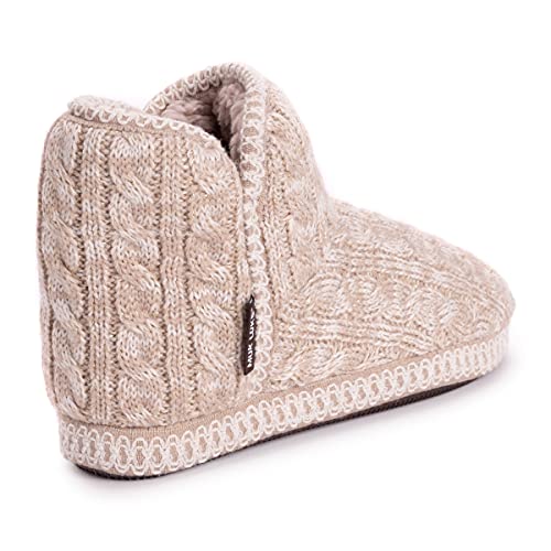 MUK LUKS Women's Leigh Slipper, Fairy Dust/Ivor, Medium