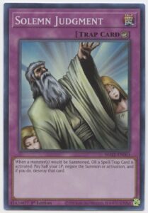 yu-gi-oh! solemn judgment - maze-en063 - super rare - 1st edition