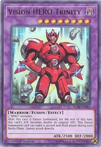 yu-gi-oh! - vision hero trinity - blhr-en062 - ultra rare - 1st edition - battles of legend: hero's revenge