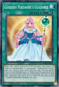 yu-gi-oh! - goddess verdande's guidance - shva-en009 - super rare - 1st edition - shadows in valhalla