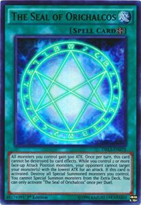 yu-gi-oh! - the seal of orichalcos (drl3-en070) - dragons of legend: unleashed - 1st edition - ultra rare