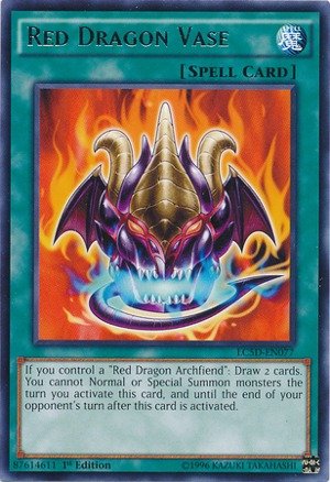 Yu-Gi-Oh! - Red Dragon Vase (LC5D-EN077) - Legendary Collection 5D's Mega Pack - 1st Edition - Rare