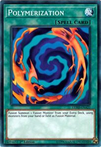 yu-gi-oh! - polymerization - lehd-ena22 - common - 1st edition - legendary hero decks - destiny hero deck