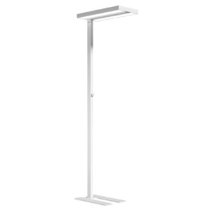 honeywell led floor lamp modern - 02e pro sunturalux™ eye caring standing light, 10040lm dimmable reading tall lampara for home office living room bedroom,100w,4000k natural daylight