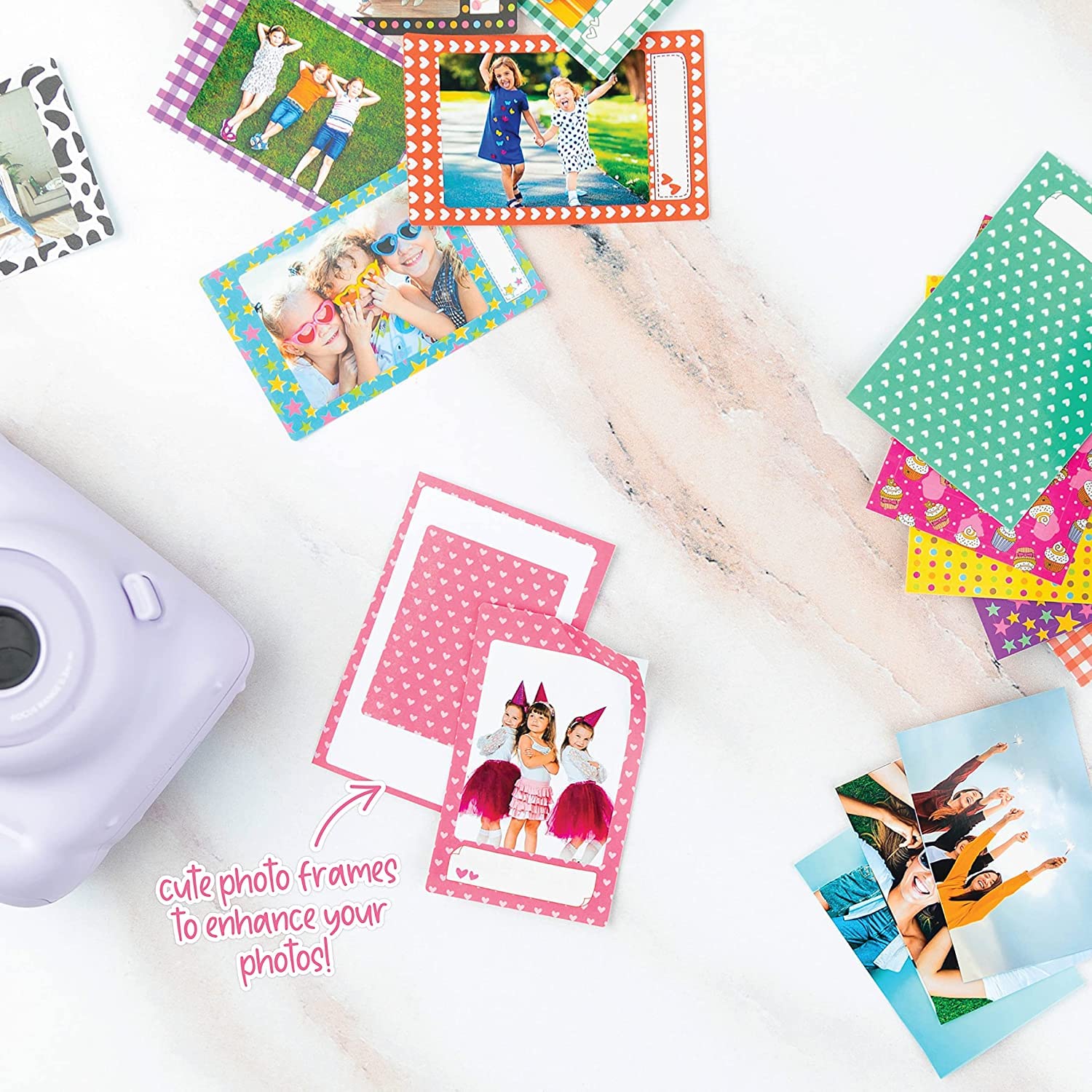 Fujifilm Instax Mini 12 Instant Camera Lilac Purple with Fujifilm Instant Mini Film (40 Sheets) with Accessories Including Carrying Case with Strap, Photo Album, Stickers (Lilac Purple)