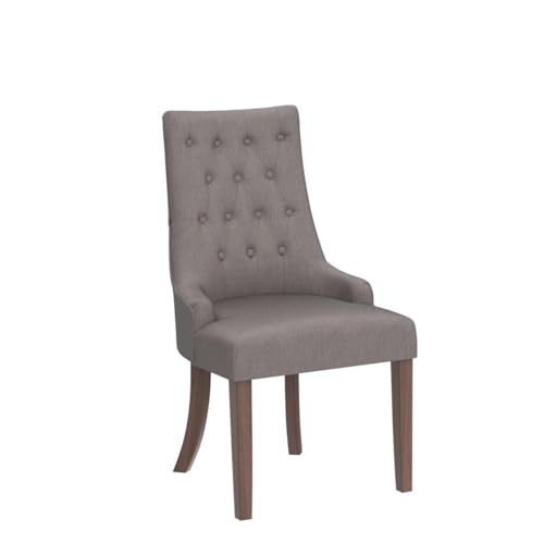 COLAMY LGR Dining-Chairs, Set of 2, Light Grey