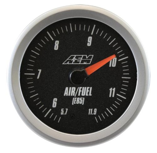 AEM 30-5143B Black Face Analog E85 Wideband Gauge