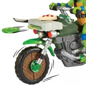 Teenage Mutant Ninja Turtles: Mutant Mayhem Ninja Kick Cycle with Exclusive Leonardo Figure by Playmates Toys