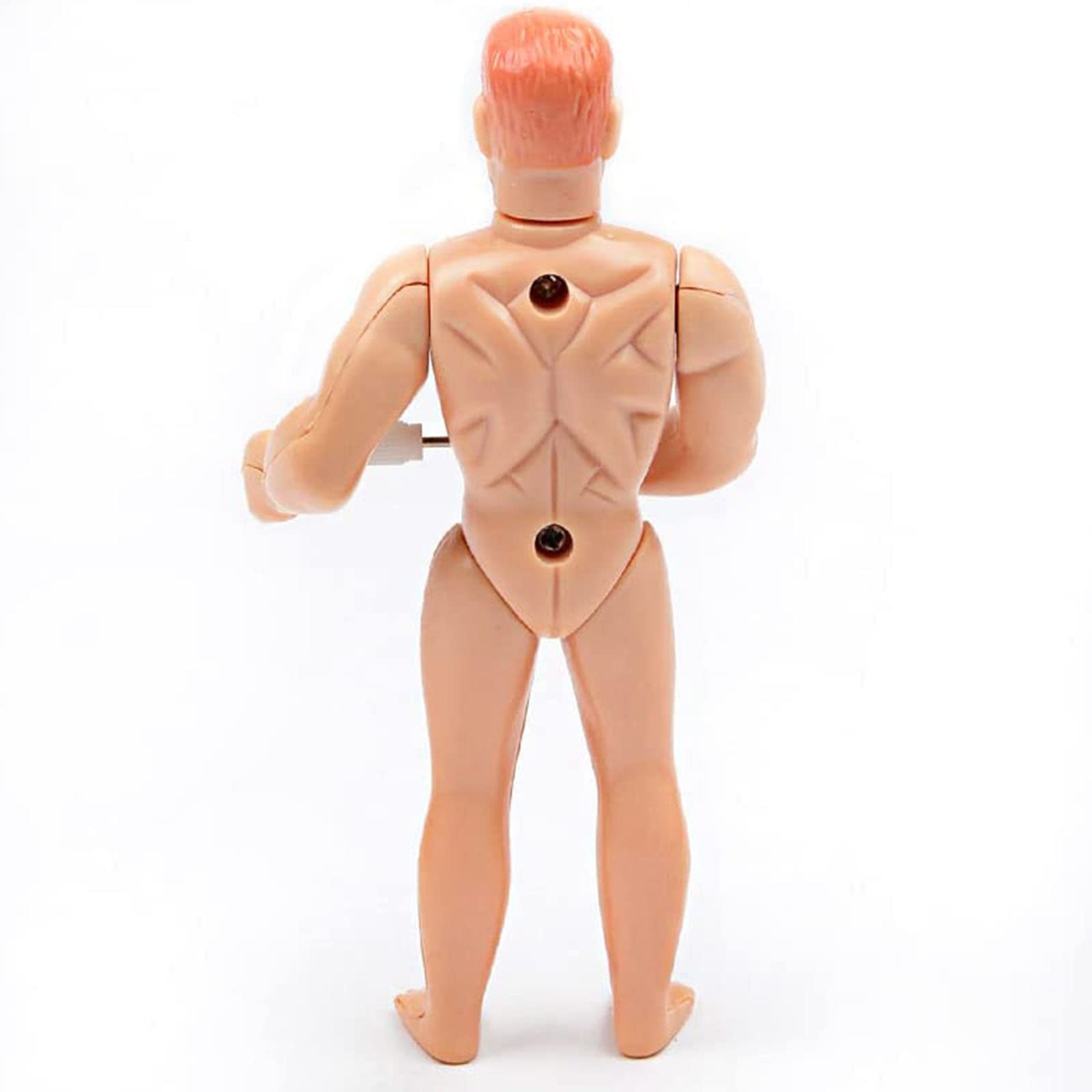 Creative Spoof Toys for Adults Novelty Wind Up Toys, Funny Masturbating Man Bachelor Party Novelty Toys, Flesh and Black 13.5 x 6 cm