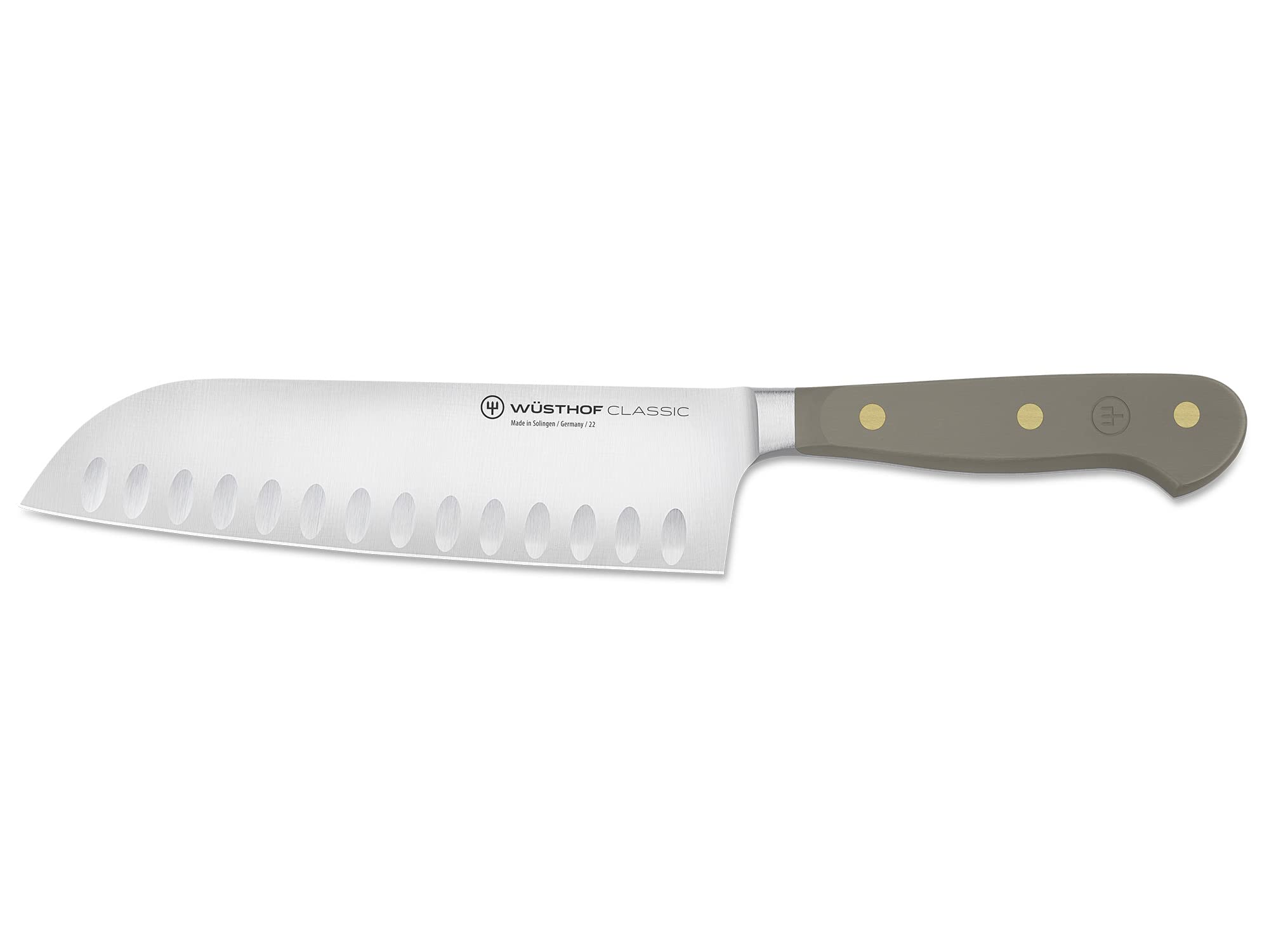 WÜSTHOF Classic Velvet Oyster 7" Santoku Knife