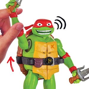 Teenage Mutant Ninja Turtles: Mutant Mayhem 5.5” Raphael Deluxe Ninja Shouts Figure by Playmates Toys