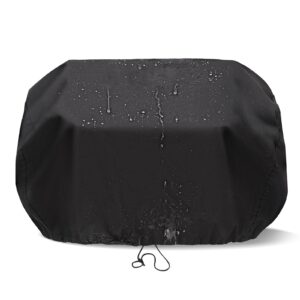 aoretic 840d ninja woodfire outdoor grill cover, heavy duty ninja woodfire outdoor grill accessories, bbq cover compatible with ninja smoker grill og700 series og701 og751 og700 series, black