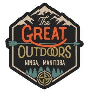 ninga manitoba the great outdoors design 2-inch fridge magnet