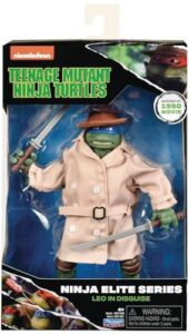 teenage mutant ninja turtles: ninja elite 6" leonardo in disguise figure by playmates toys