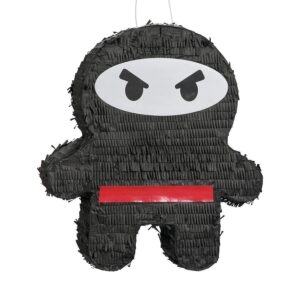 karate ninja pinata - ninja warrior birthday party decorations - 16 inches x 17 inches - 1 piece