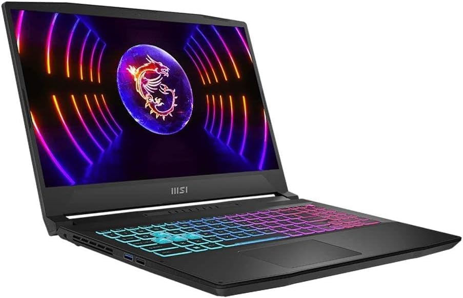 MSI Katana 15.6" 144Hz FHD Gaming Laptop Computer, Intel Core i7-12650H, NVIDIA GeForce RTX 4060, 16GB DDR5 RAM, 512GB NVMe SSD, Cooler Boost 5, Win11 Home: Black B12VFK-291US