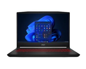 msi katana gf66 15.6" 144hz fhd gaming laptop intel core i7-11800h rtx3060 16gb 1tbnvme ssd win11 - black (11ue-879)