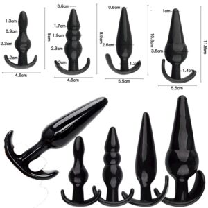 32Pcs SM Bondage Restraint Vibrator Silicone Anal Plug Dildo Sex Toys for Butt plug2