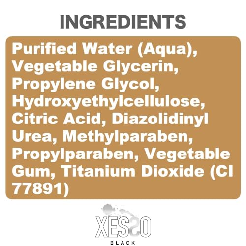 XESSO Water-based Creamy Lube, Unscented 8.3 Fl Oz, Thick White Gel-like Slippery Glide, Hypoallergenic for Women, Men & Couples. Made in US & Discreet Package. Package May Vary