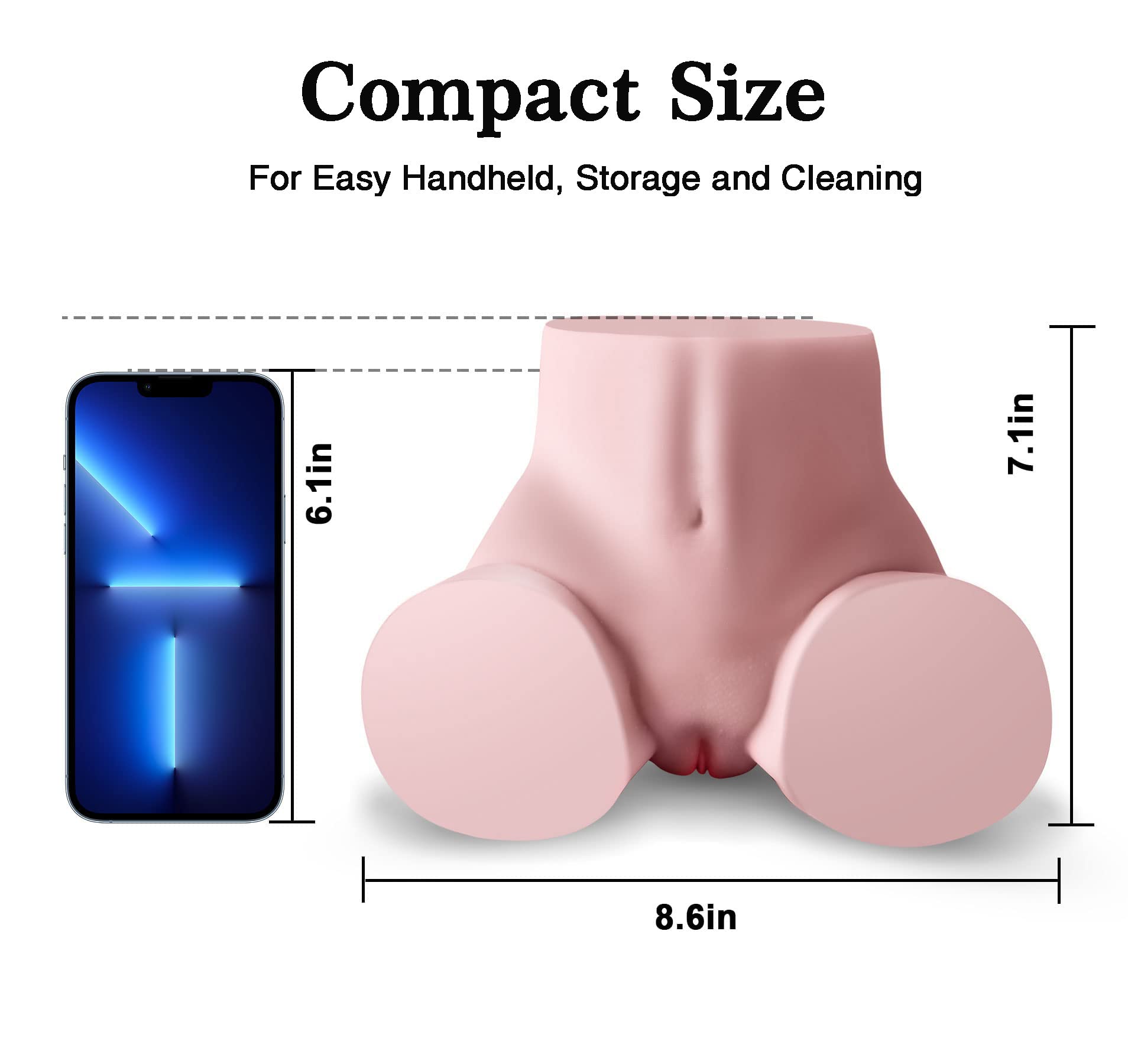 Sex Doll Male Sex Toys Pocket Pussy for Men - Mens Sex Toys for Men Male Masturbator Realistic Sex Dolls Torso Adult Toys Hands Free Stroker with Vagina Anal Sex But - Adult Toy Male Sex Toys