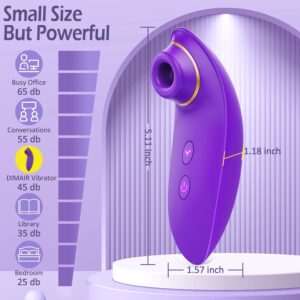 Adult Sex Toys Dildo Sucking Vibrator - 2 in 1 Clitoris Stimulator with 9 Sucking & Vibrating Modes for Women Clitoral Nipple, Waterproof Rose Sex Toys Sucker Sex Machine for Female Couples Pleasure