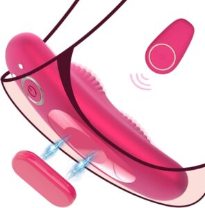 remote control vibrator for panties with magnetic clip, sex toys butterfly vibrators for women with 10 vibration modes, waterproof wearable rose vibrator dildo for couples