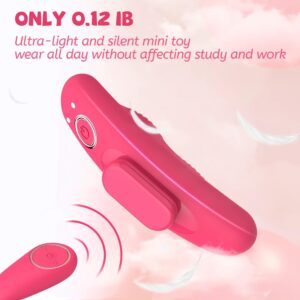 Remote Control Vibrator for Panties with Magnetic Clip, Sex Toys Butterfly Vibrators for Women with 10 Vibration Modes, Waterproof Wearable Rose Vibrator Dildo for Couples